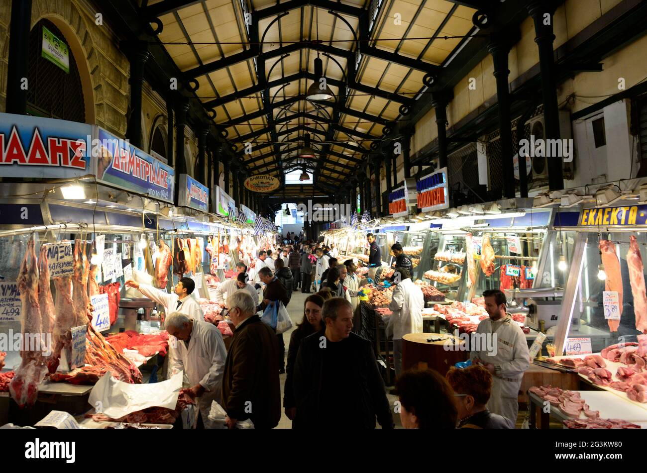 Butcher athens hi-res stock photography and images - Alamy