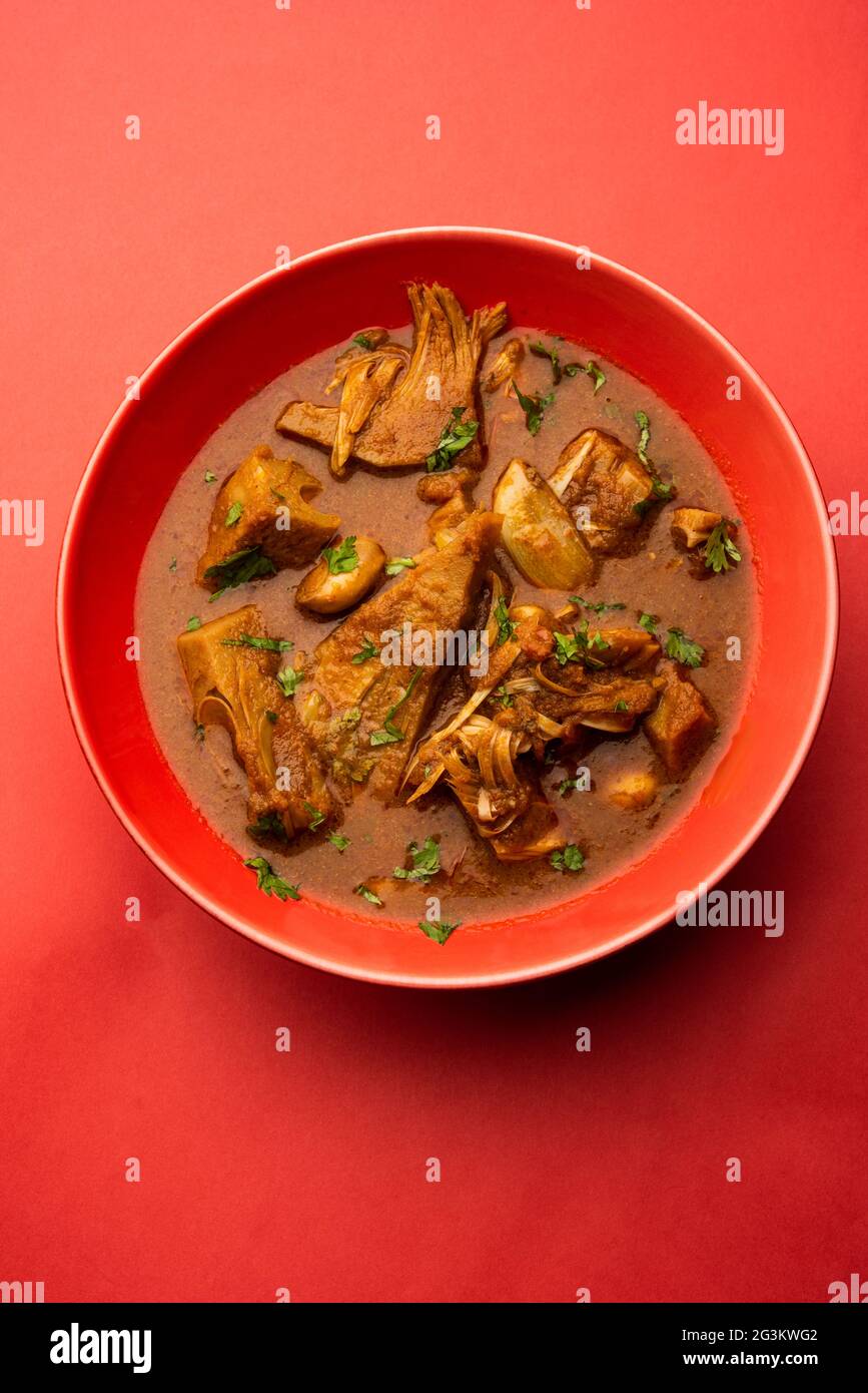 Jackfruit Masala sabji or Fanas Sabzi or Indian style spicy Kathal ...