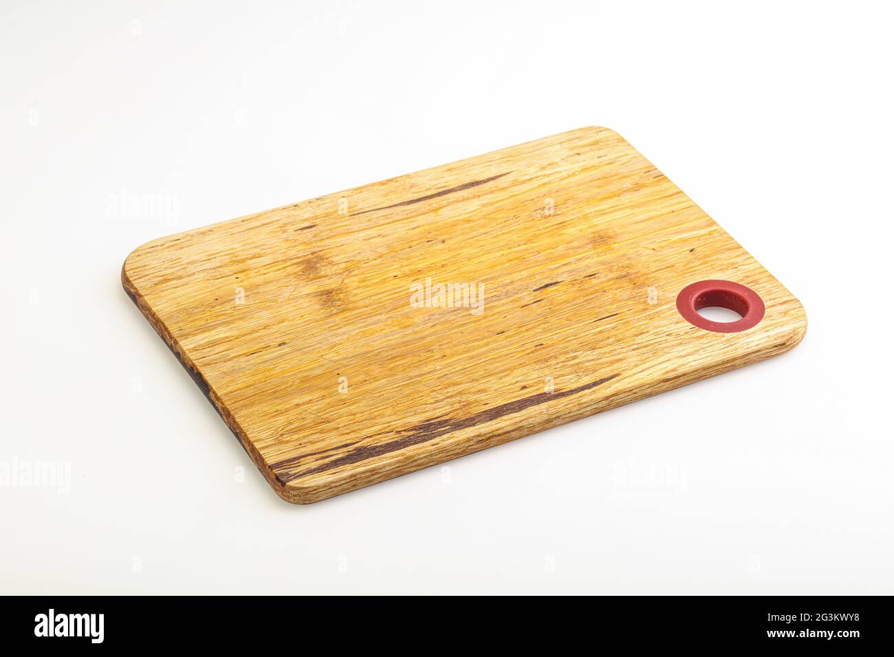 Wooden board for kitchen isolated background Stock Photo - Alamy