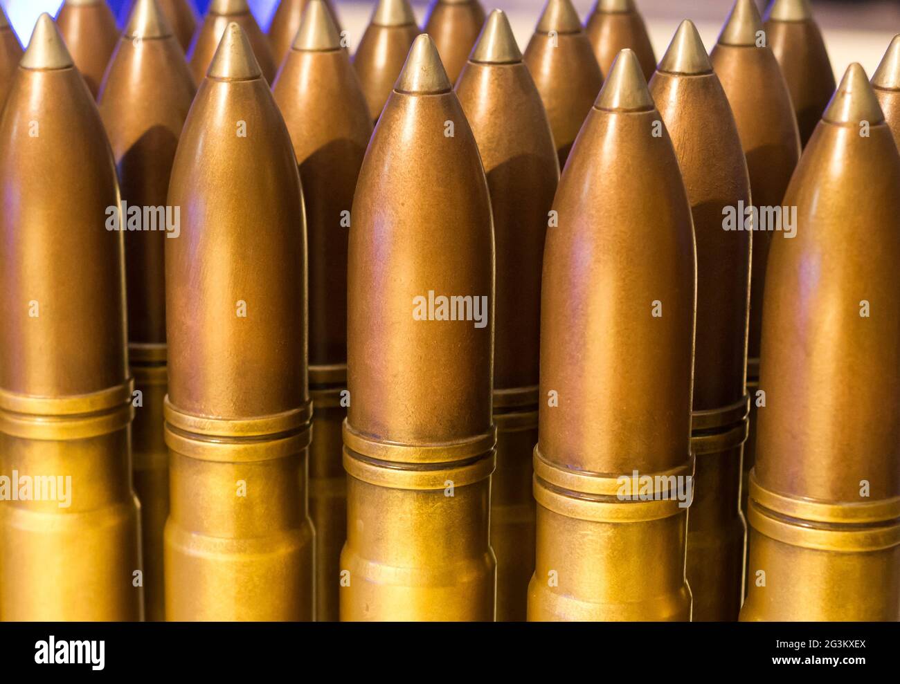 Large shells, used for naval battles Stock Photo - Alamy