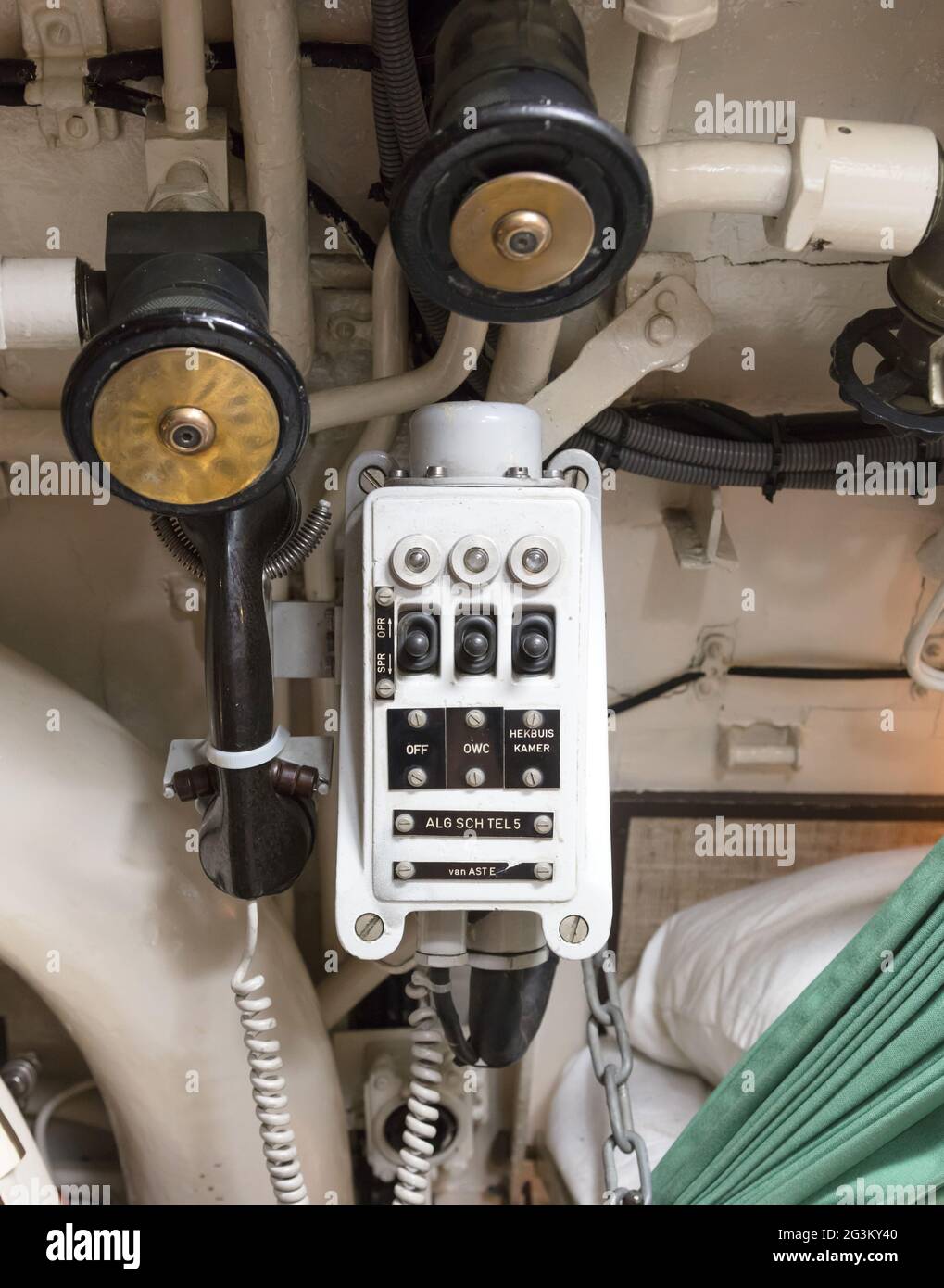 Interior of an old submarine Stock Photo - Alamy