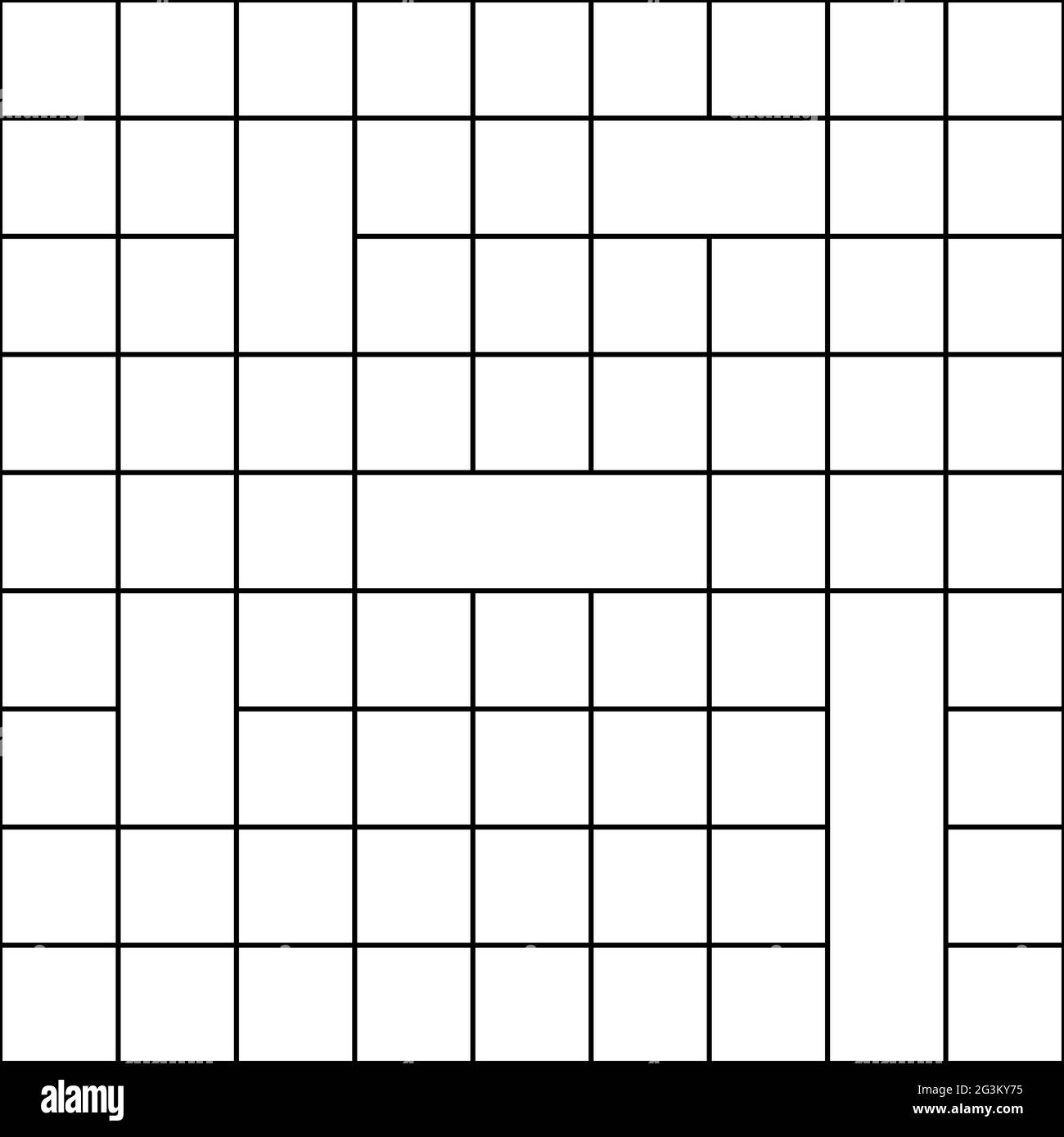 Seamless checkered vector pattern. Flat Black lines isolated on white ...