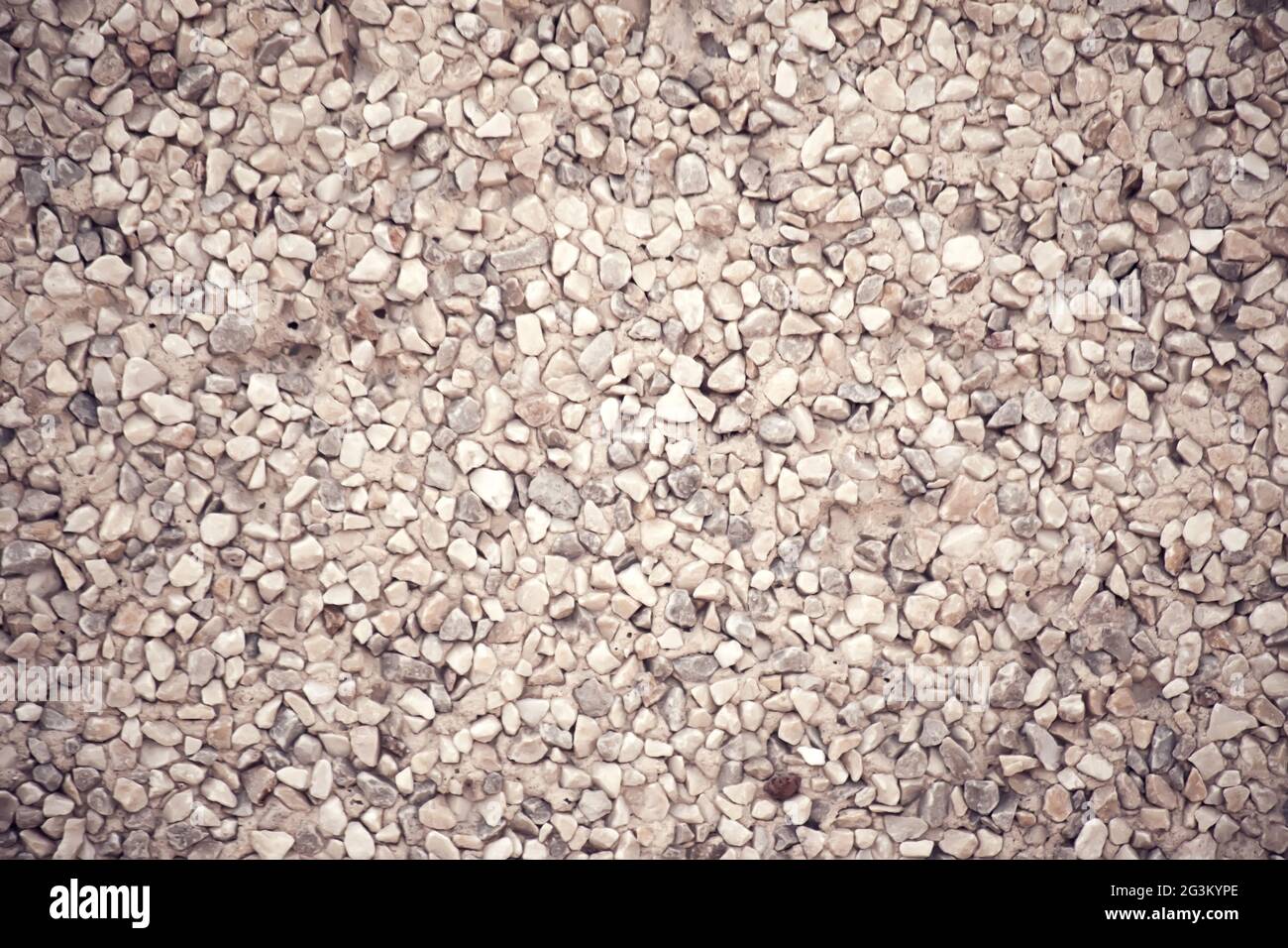 Small stones texture wall. Natural background. Close up shot Stock ...