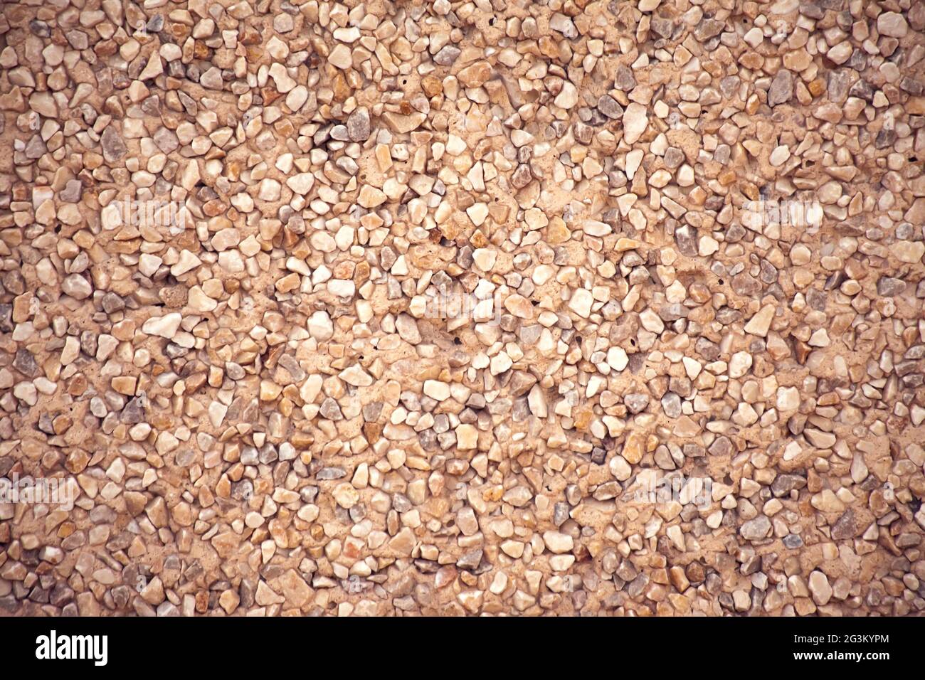 Small stones texture wall. Natural background. Close up shot Stock ...