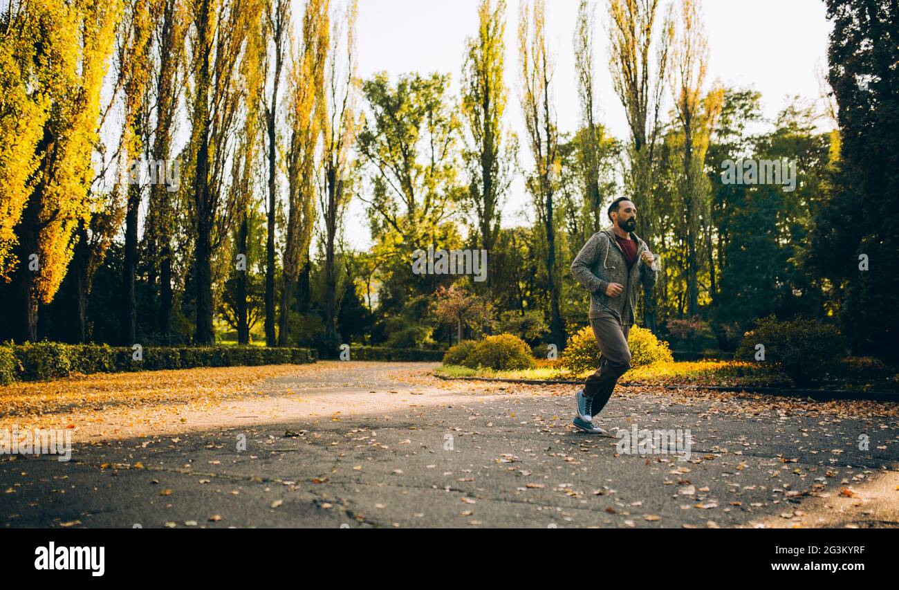 Active morning man hi-res stock photography and images - Alamy