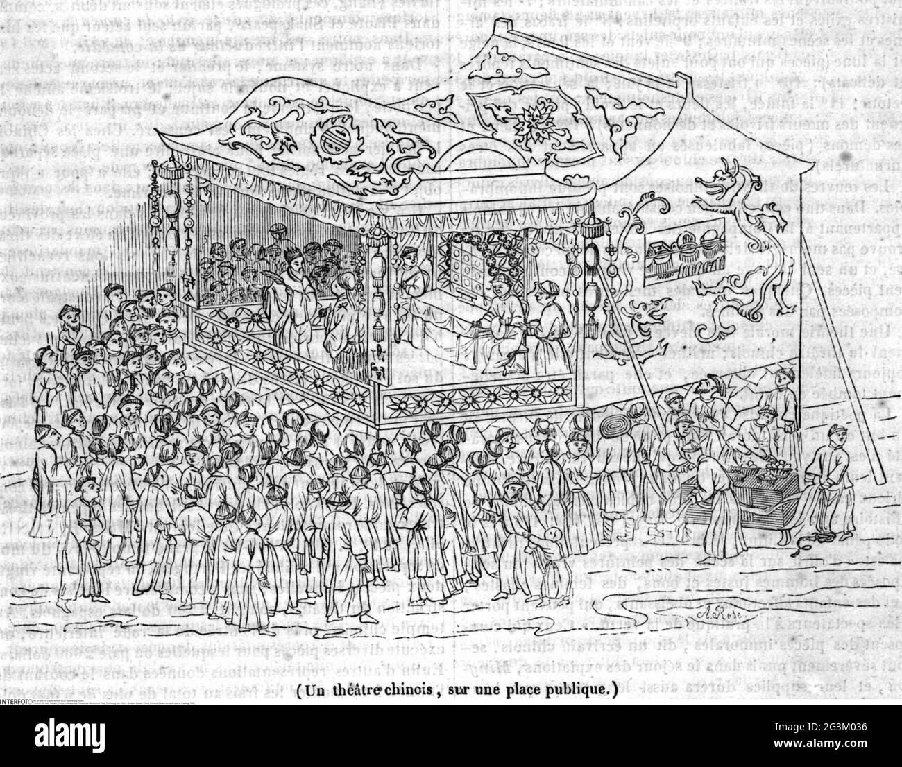 Theater stage drawing hi-res stock photography and images - Alamy