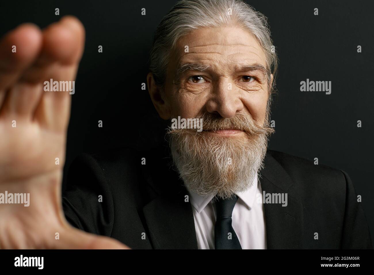 Wrinkled face human close hi-res stock photography and images - Alamy