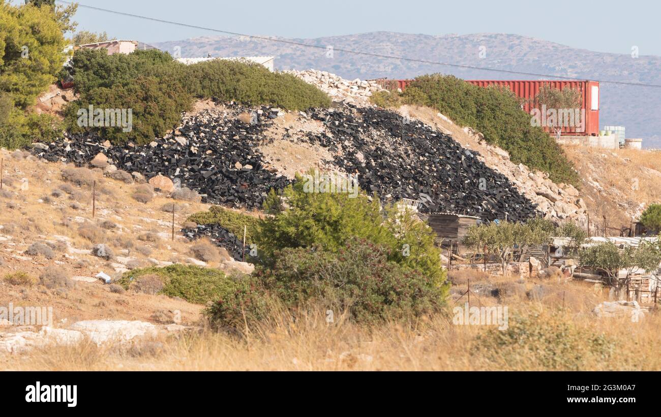 Pollution in Greece Stock Photo - Alamy