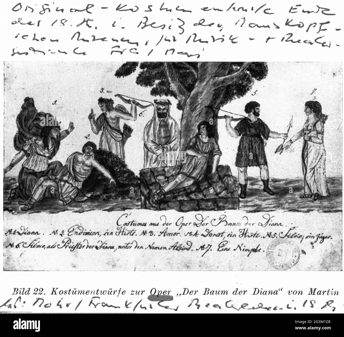 theatre / theater, opera, "The Tree of Diana" (L'arbore di Diana), by ...