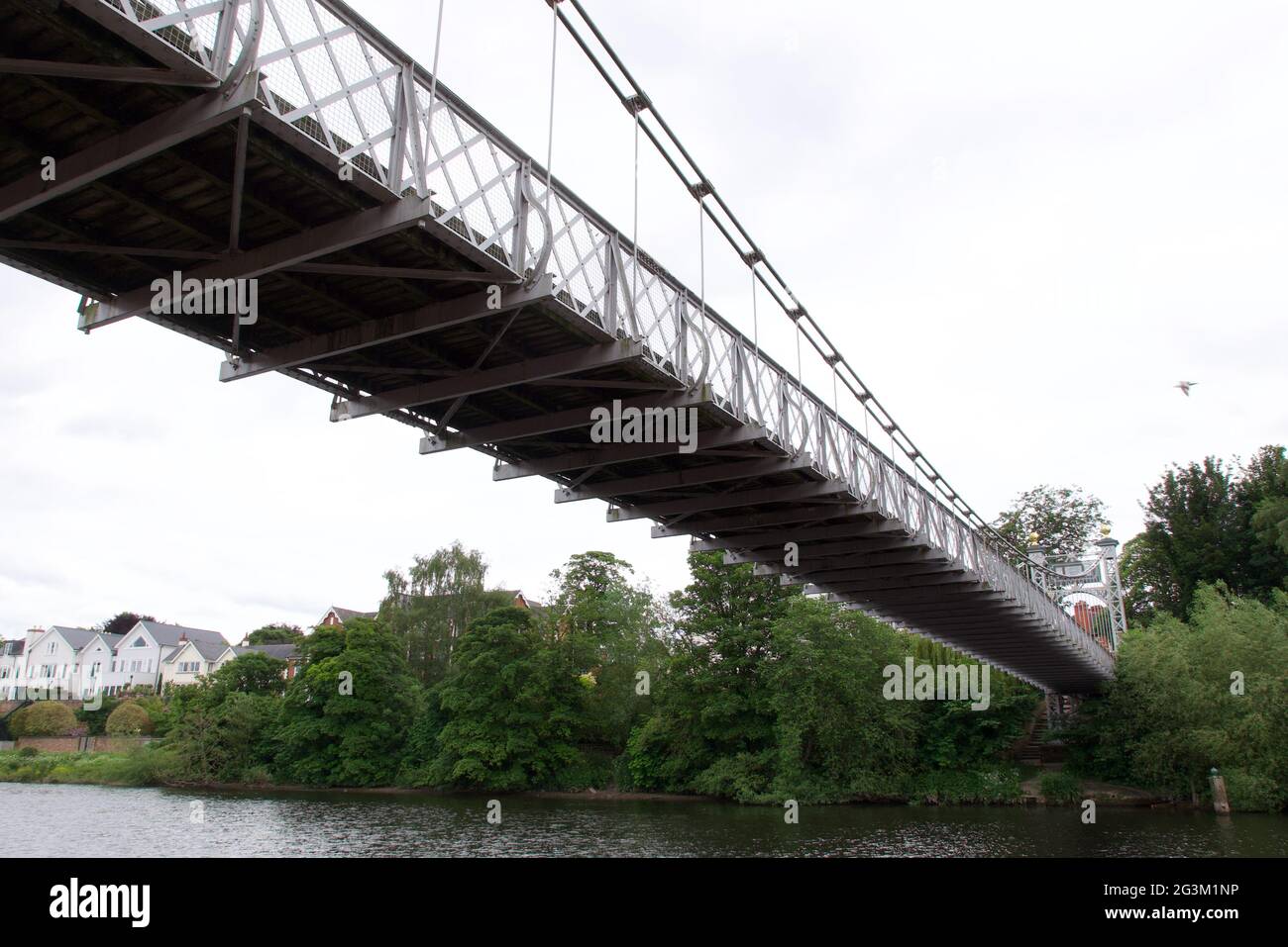 10 June 2021 - Chester, UK: View of bridge over River Dee Stock Photo ...