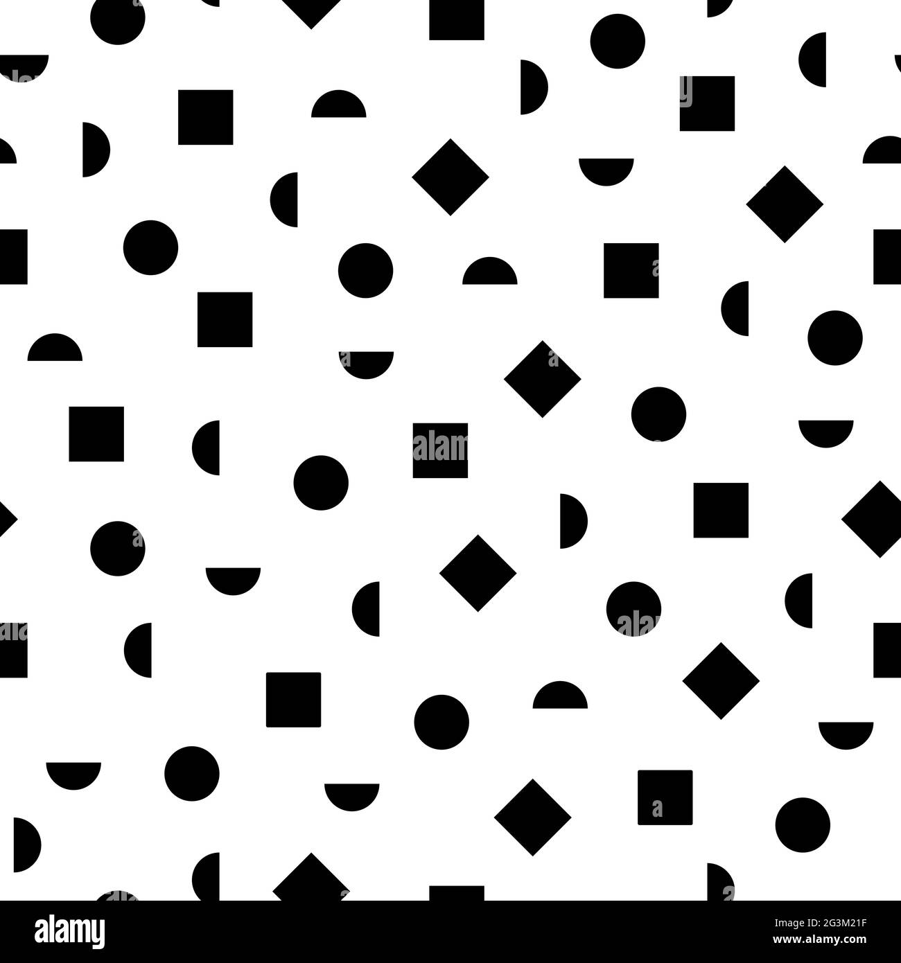 Vector memphis pattern Black and White Stock Photos & Images - Alamy