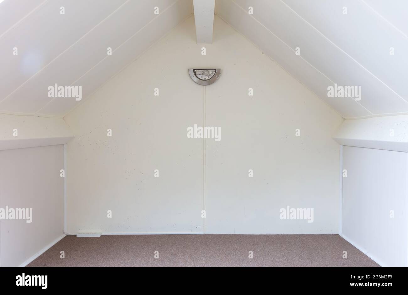 Empty attic room interior Stock Photo - Alamy