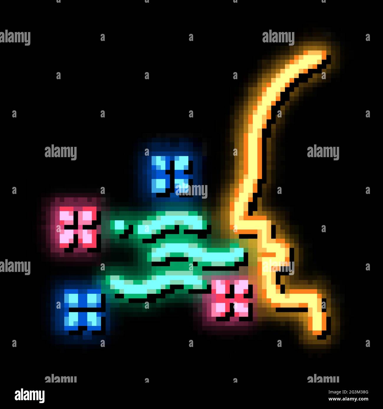 good breath neon glow icon illustration Stock Vector Image & Art - Alamy