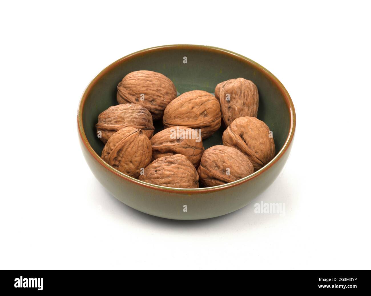 Wallnuts in bowl Stock Photo - Alamy