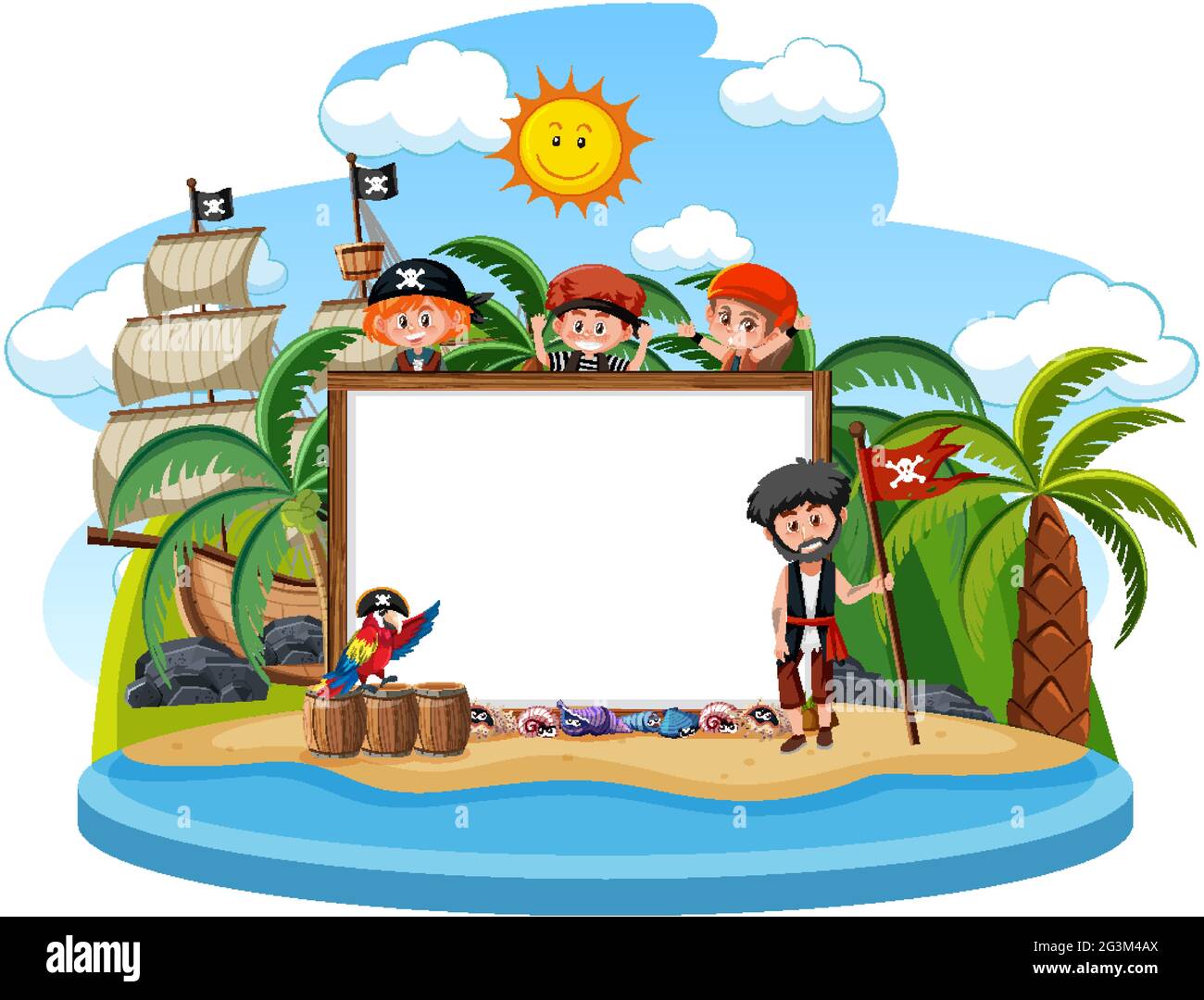 Pirate Template For Kids