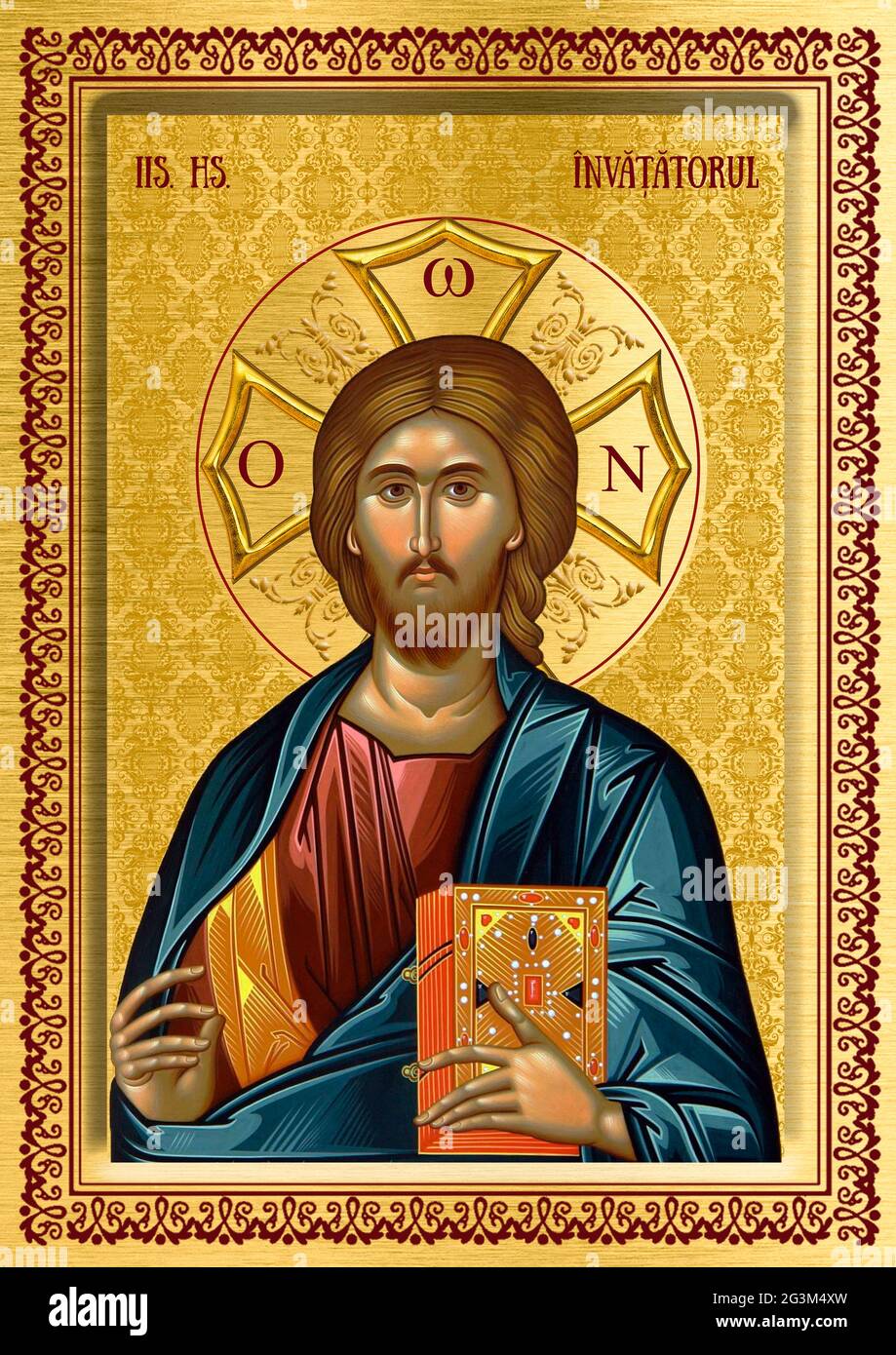 Orthodox byzantine iconography Stock Photo - Alamy