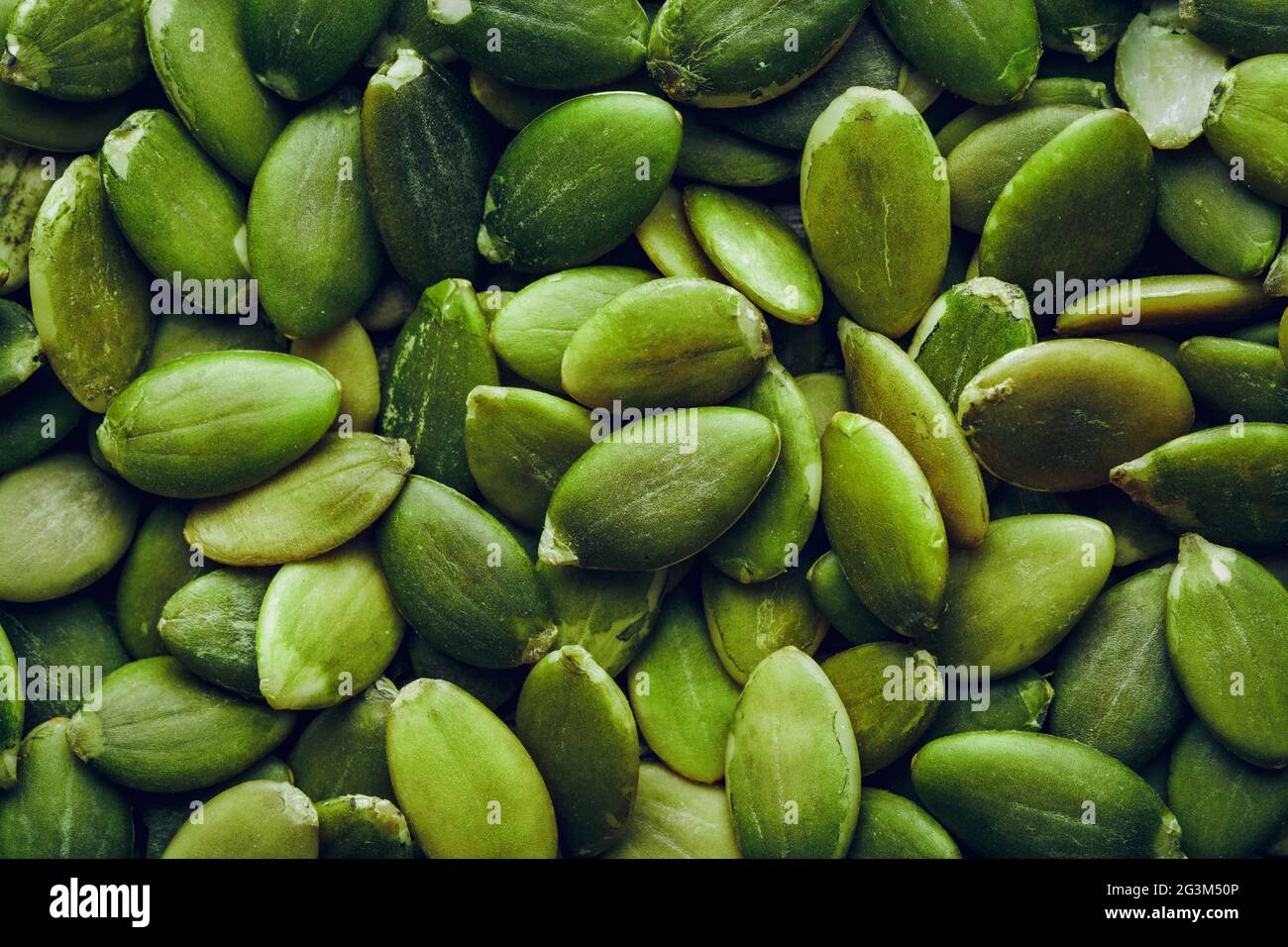 Green Pumpkin Seeds Background Stock Photo - Alamy