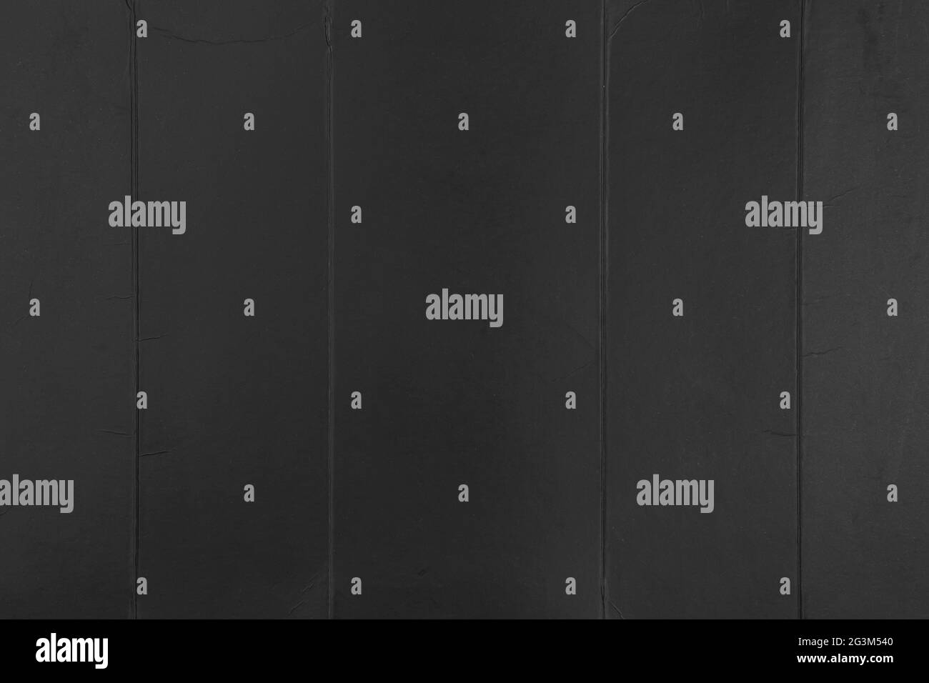 Black folded cardboard with rough folds. Texture old creased paper ...