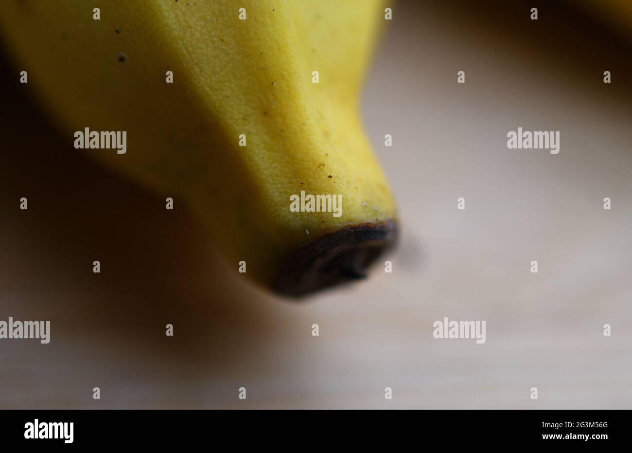 macro shot of a single banana tip Stock Photo - Alamy