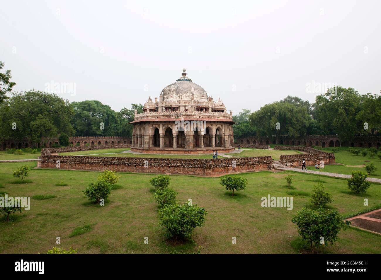 Tomb of Isa Khan Stock Photo - Alamy