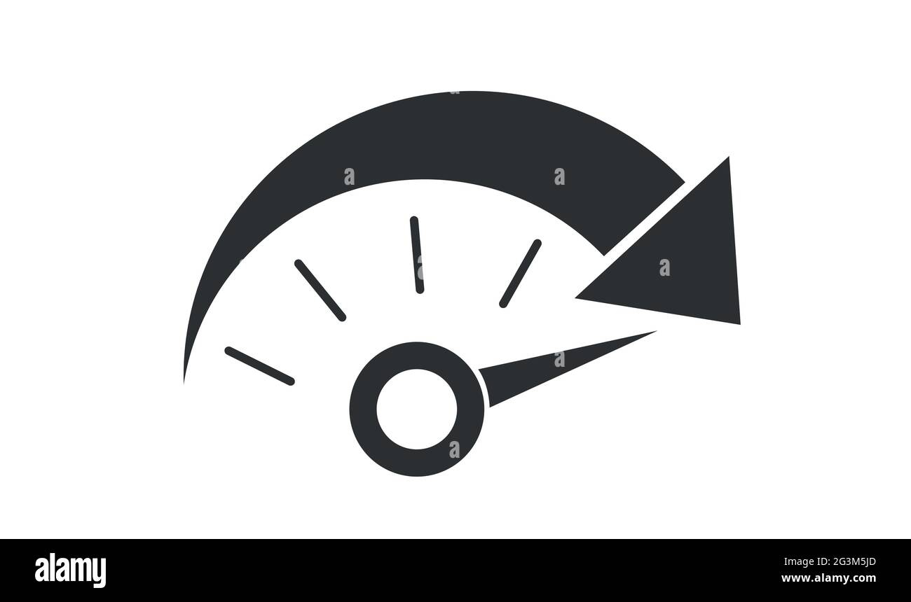 Progress Level indicator. Graphic element speedometer. Vector Stock ...