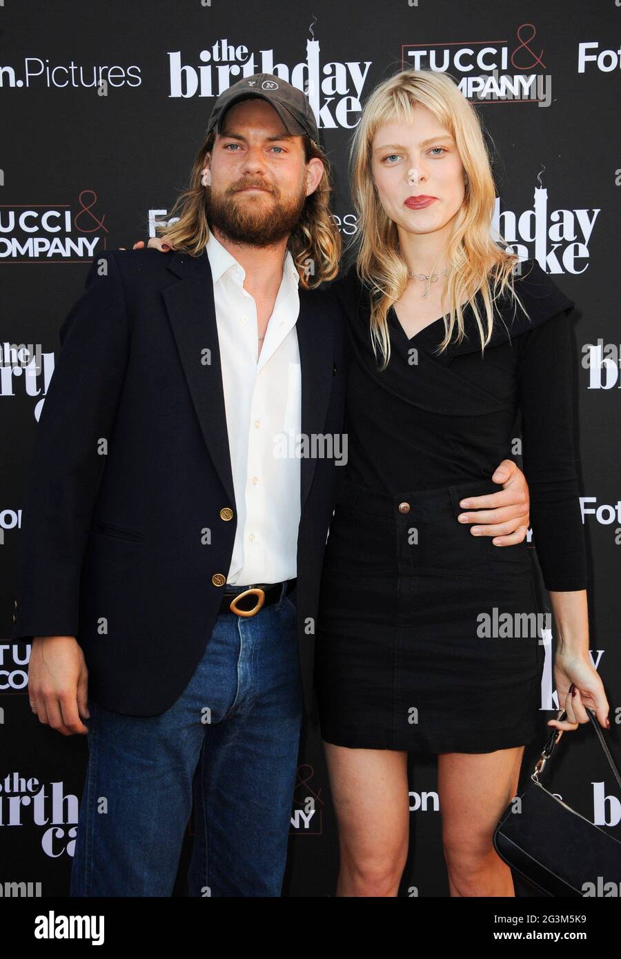 Beverly Hills, CA. 16th June, 2021. Jake Weary, Esther Rose McGregor at ...