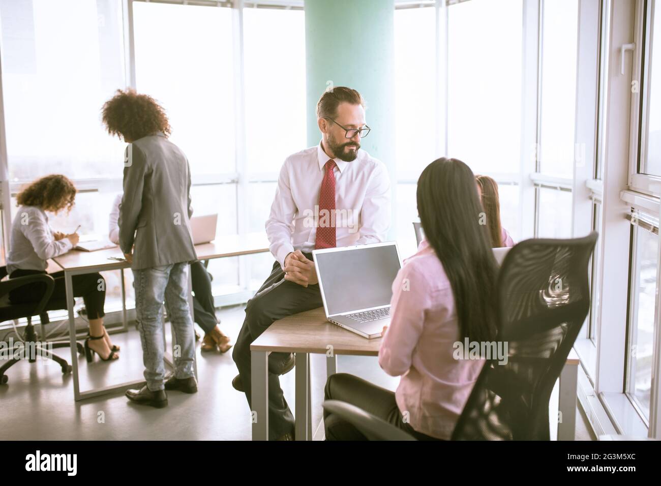 Coworkers team hi-res stock photography and images - Alamy