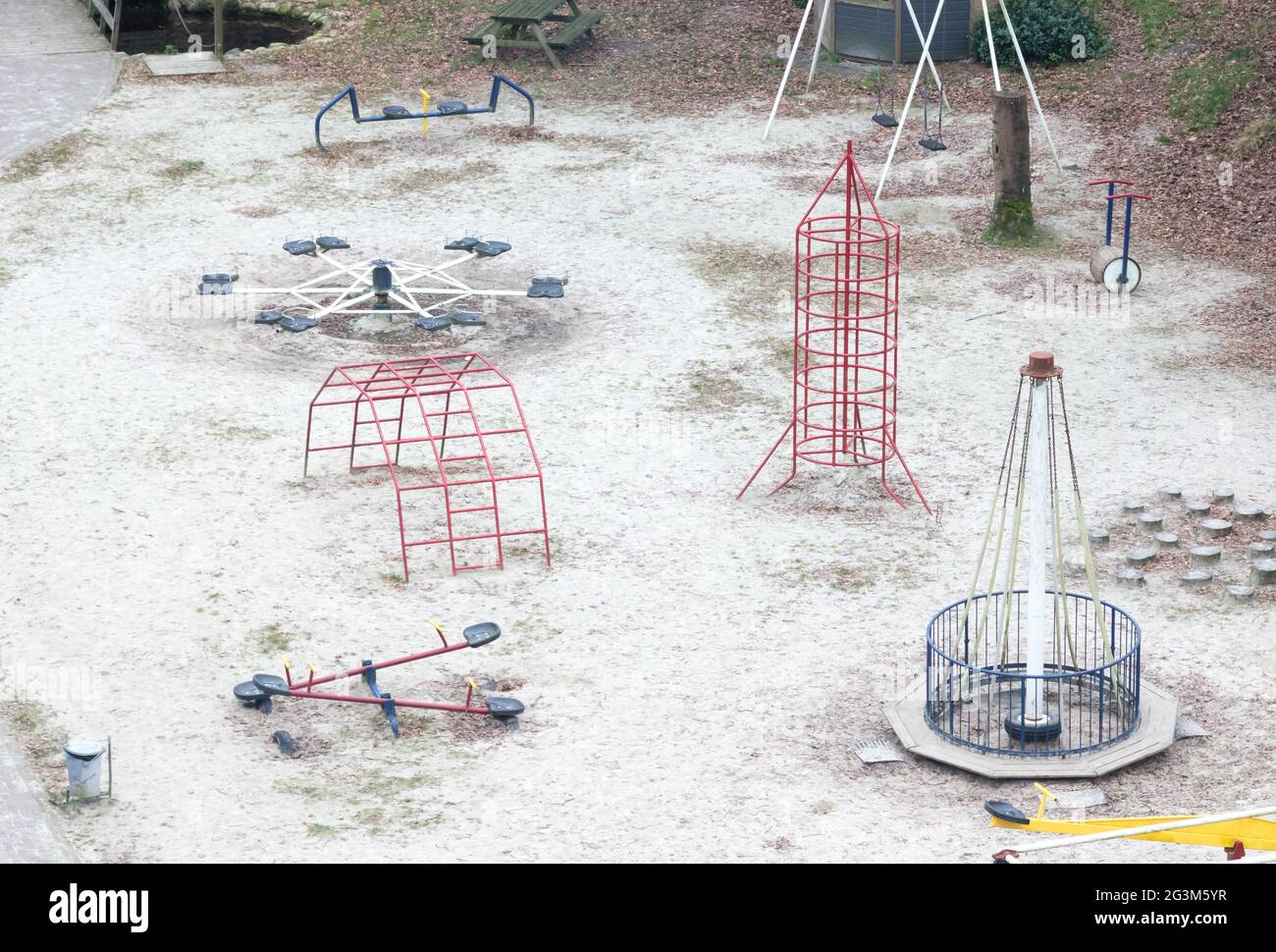 Old playground in the Netherlands Stock Photo - Alamy
