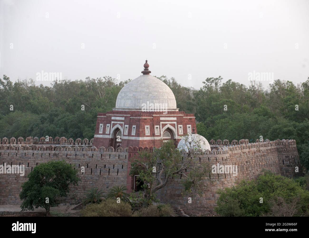 Tughlaqabad Fort and mausoleum was built in 1321 by Ghiyasud-din ...
