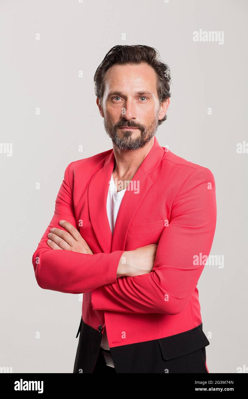 Brave handsome man Stock Photo - Alamy