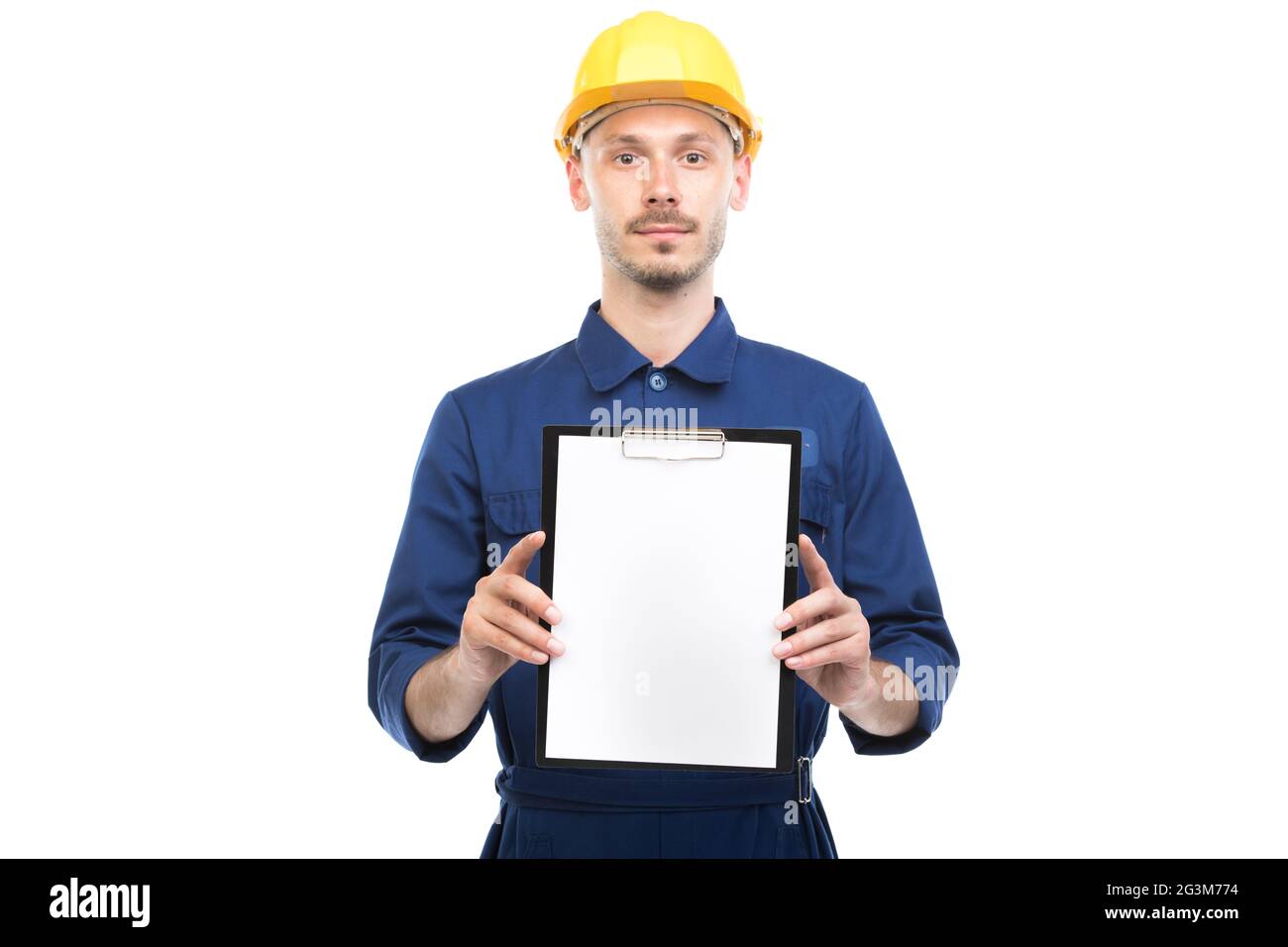 Horizontal medium portrait of successful handsome young adult Caucasian ...