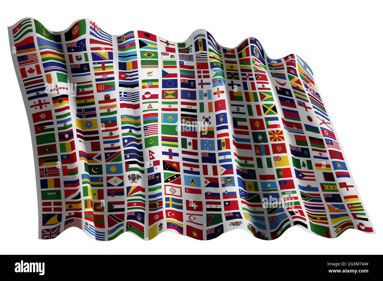 Flags of the world Cut Out Stock Images & Pictures - Alamy