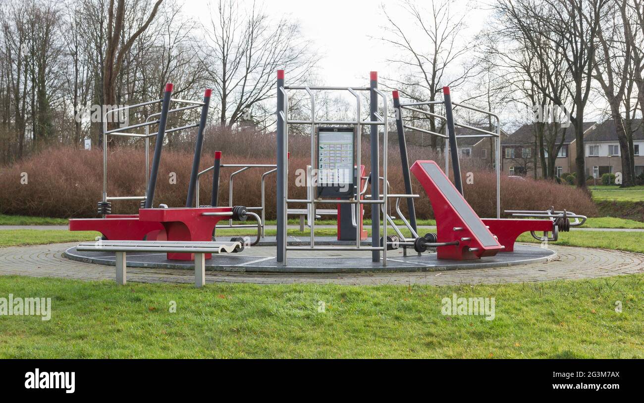 Public Exercise Equipment High Resolution Stock Photography and Images ...