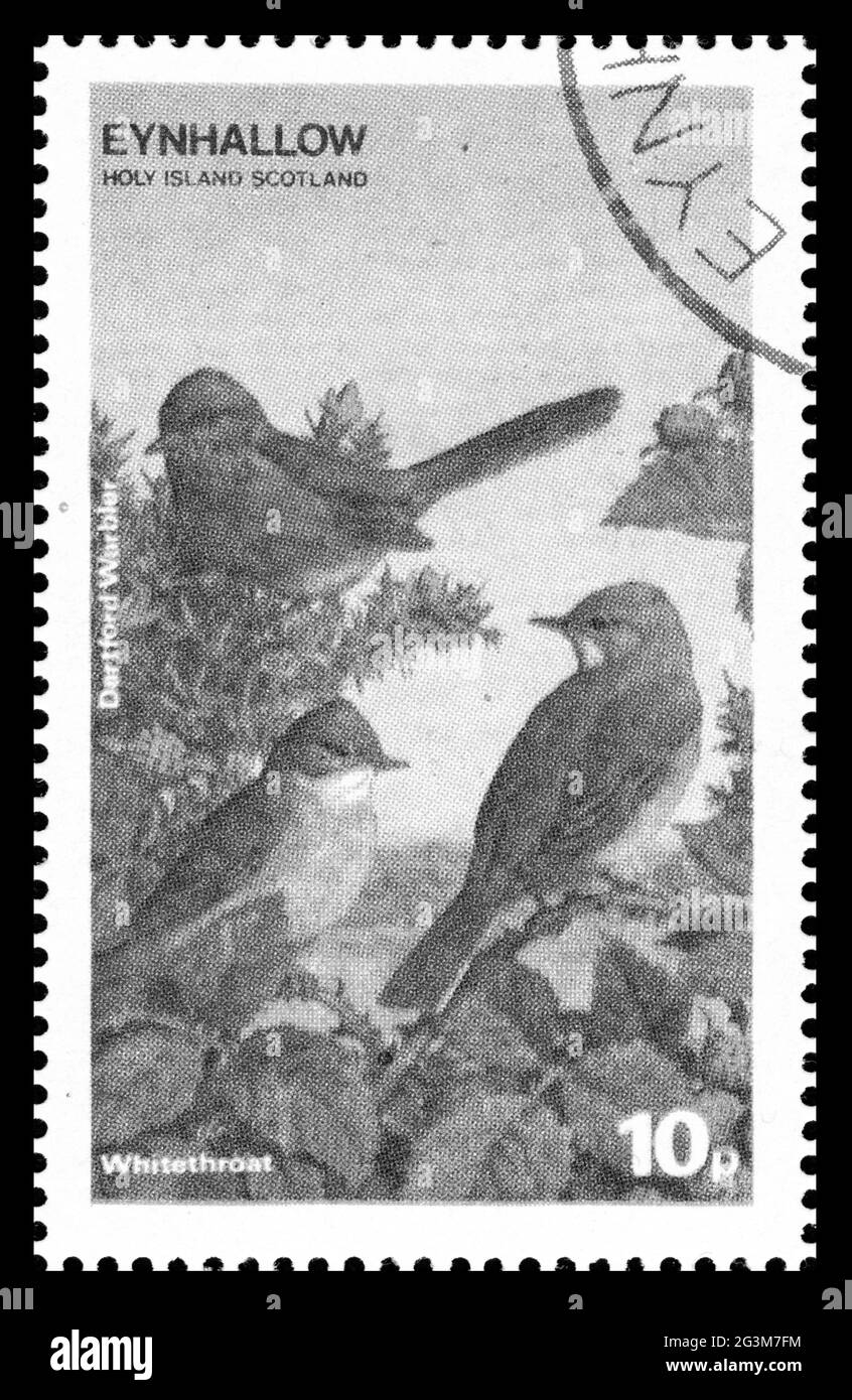 Stamp print in Eynhallow, Scotland, birds Stock Photo - Alamy