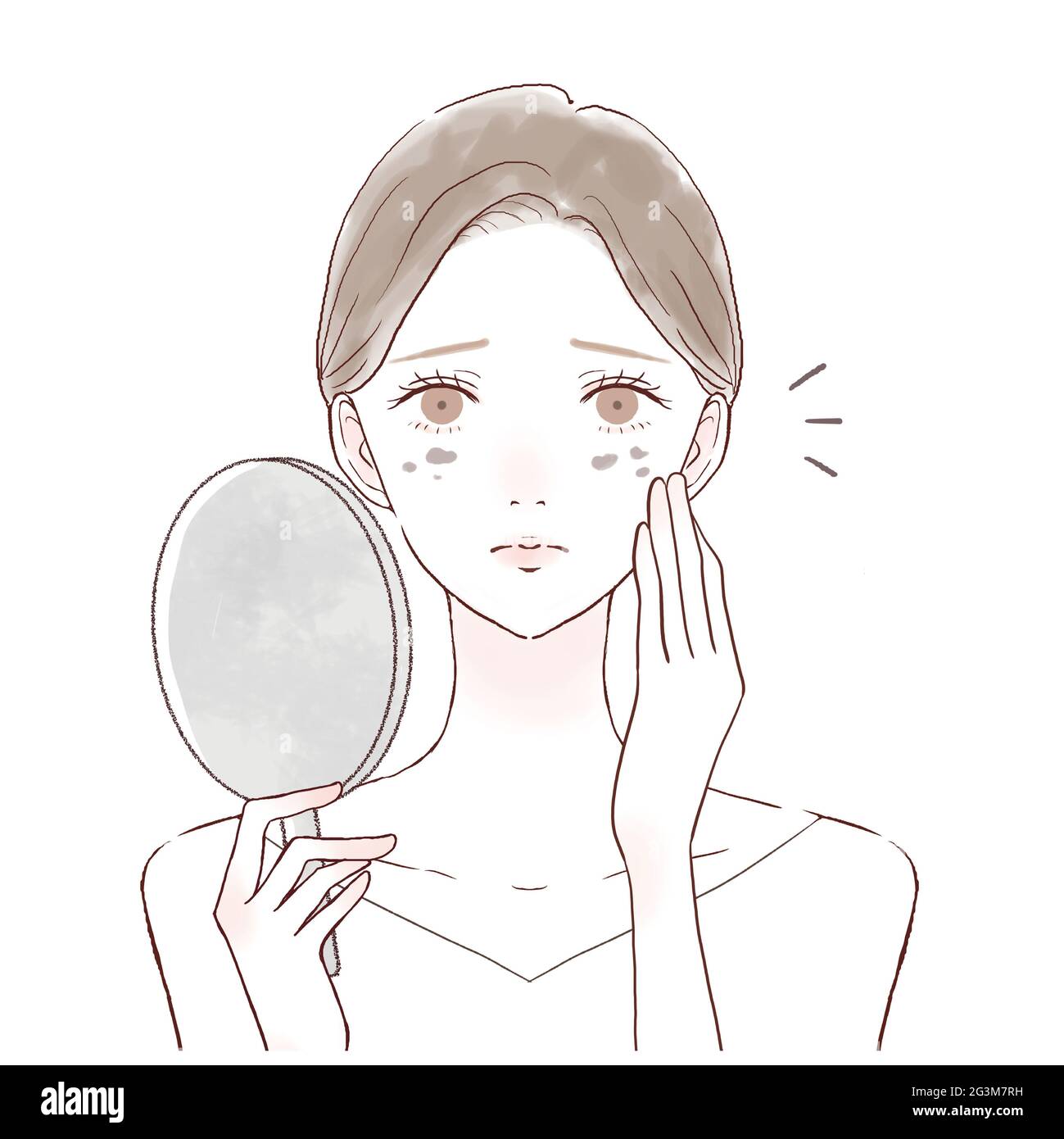 Stain woman face hi-res stock photography and images - Alamy