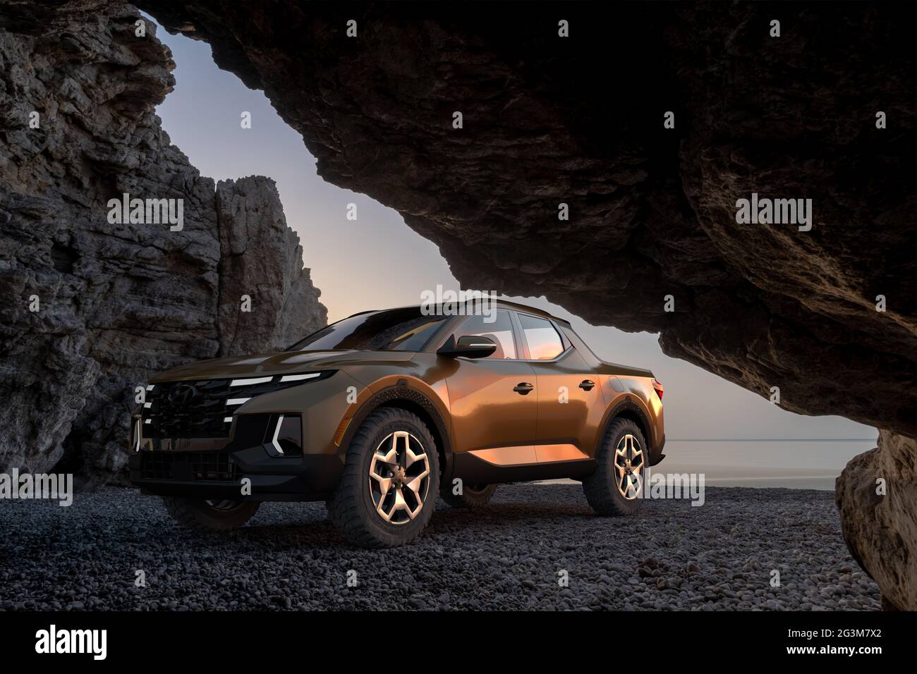 Hyundai santa cruz hi-res stock photography and images - Alamy