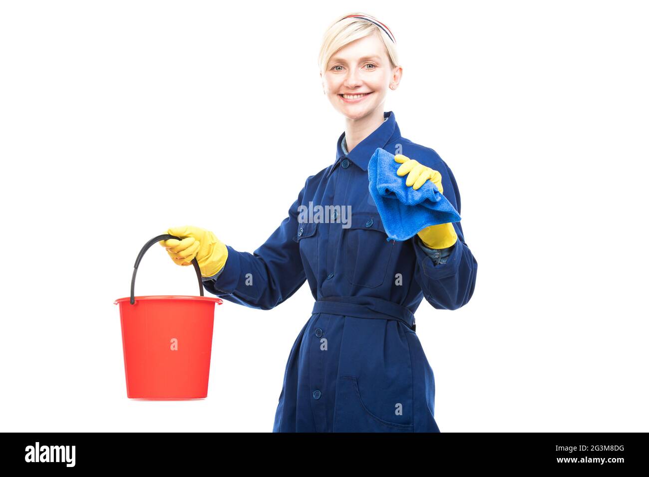 Horizontal medium portrait of successful beautiful Caucasian woman ...