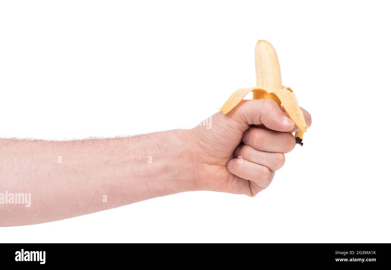 Small tropical banana Stock Photo - Alamy