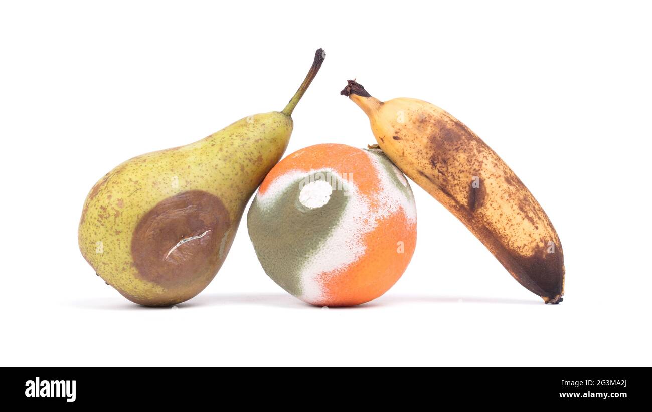 Fruit rotting isolated Stock Photo - Alamy