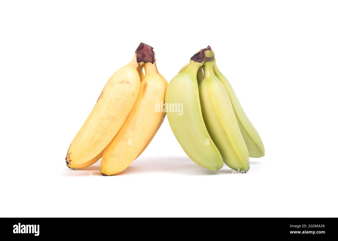 Small tropical banana cluster Stock Photo - Alamy