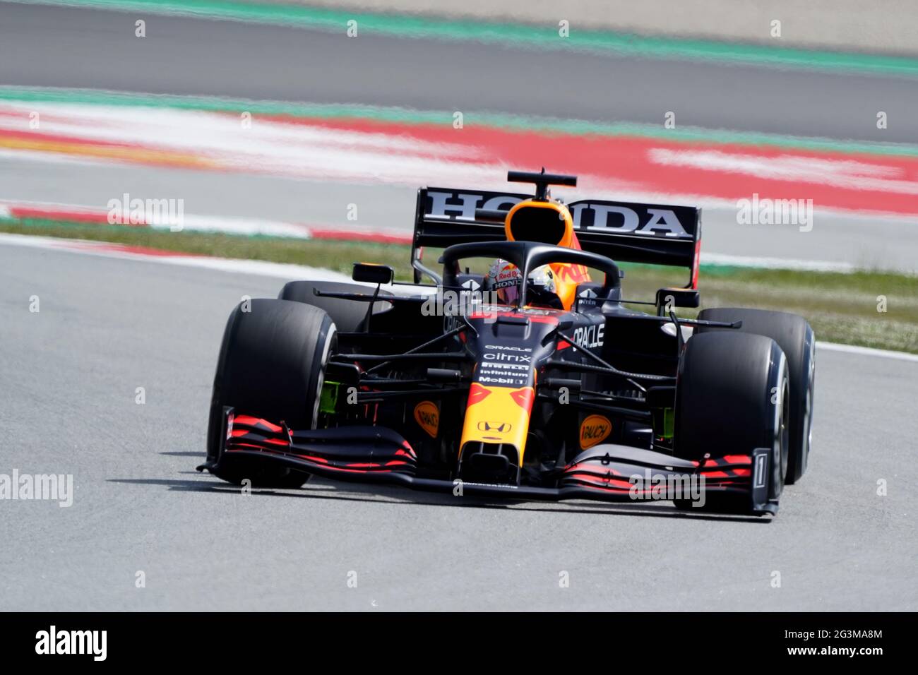 Formula 1 Aramco Gran Premio De Espana 2021. Max Verstappen of Red Bull ...