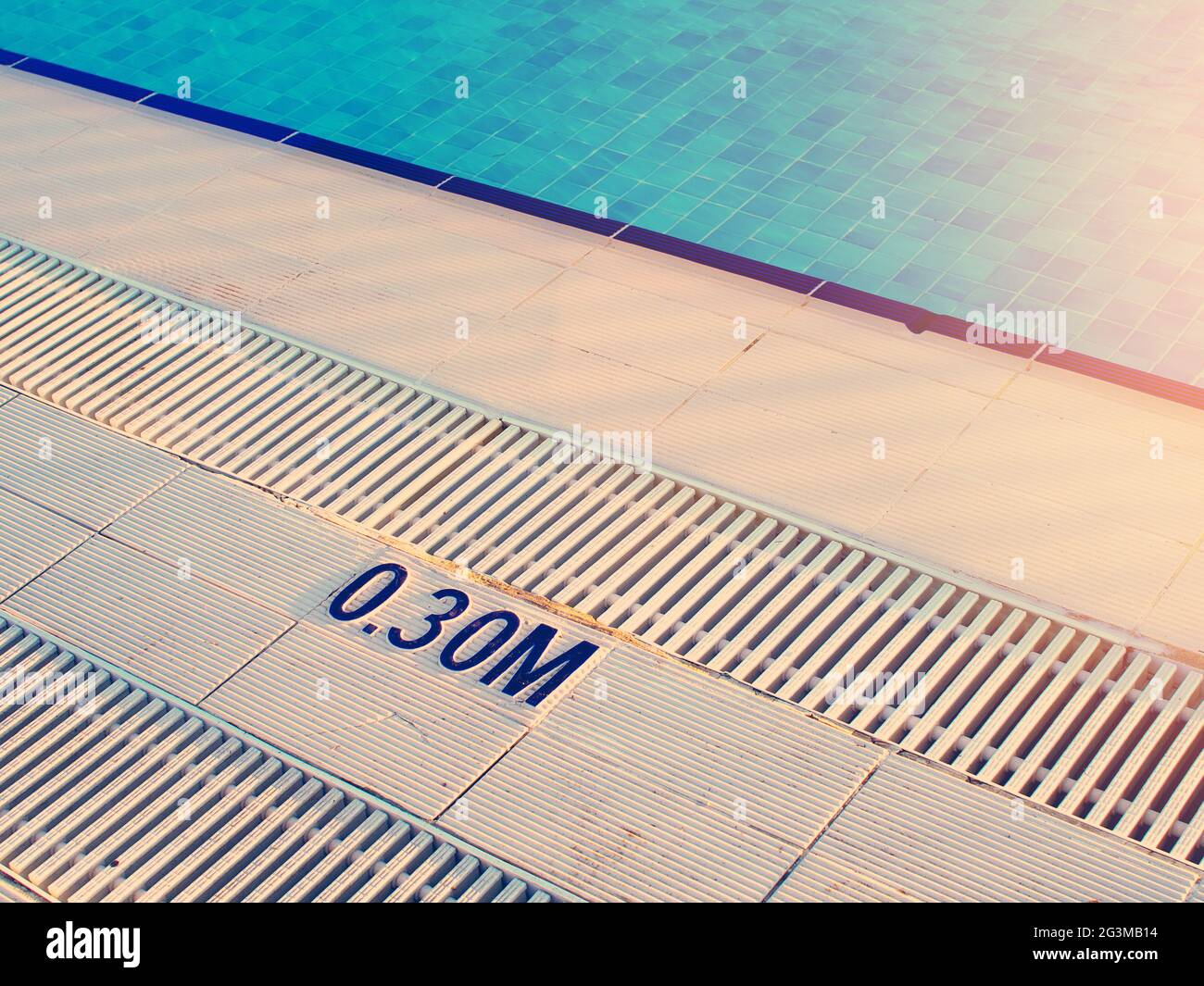 Pool Depth Marker High Resolution Stock Photography and Images - Alamy