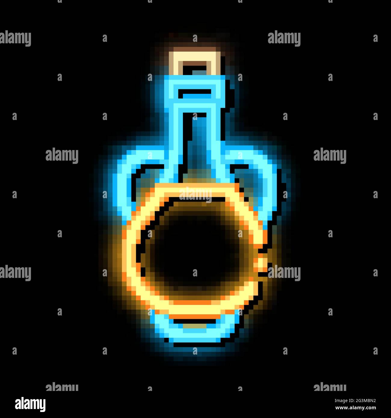 Glowing oil icon Stock Vector Images - Alamy