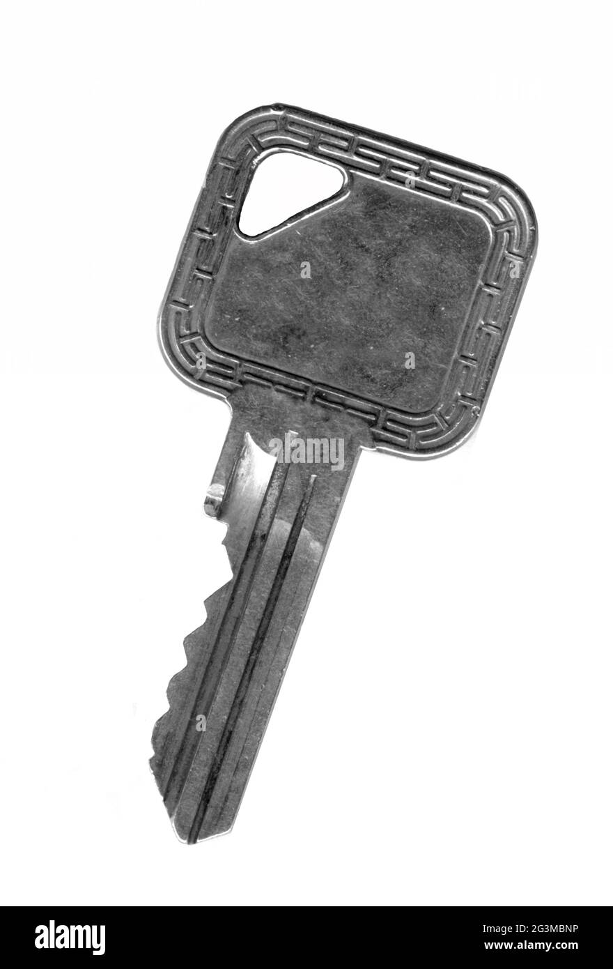 Key on white Stock Photo - Alamy