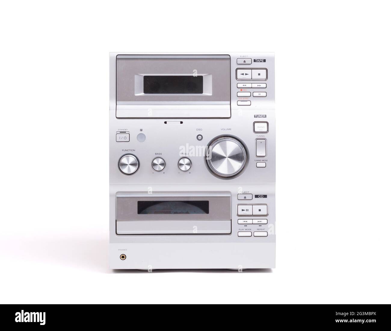 Mini audio component Stock Photo - Alamy