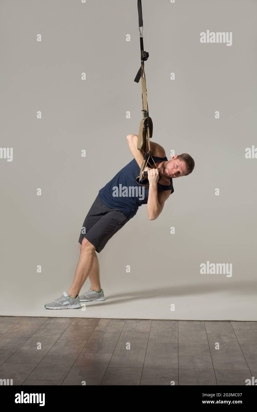 Man exercises gym hi-res stock photography and images - Alamy