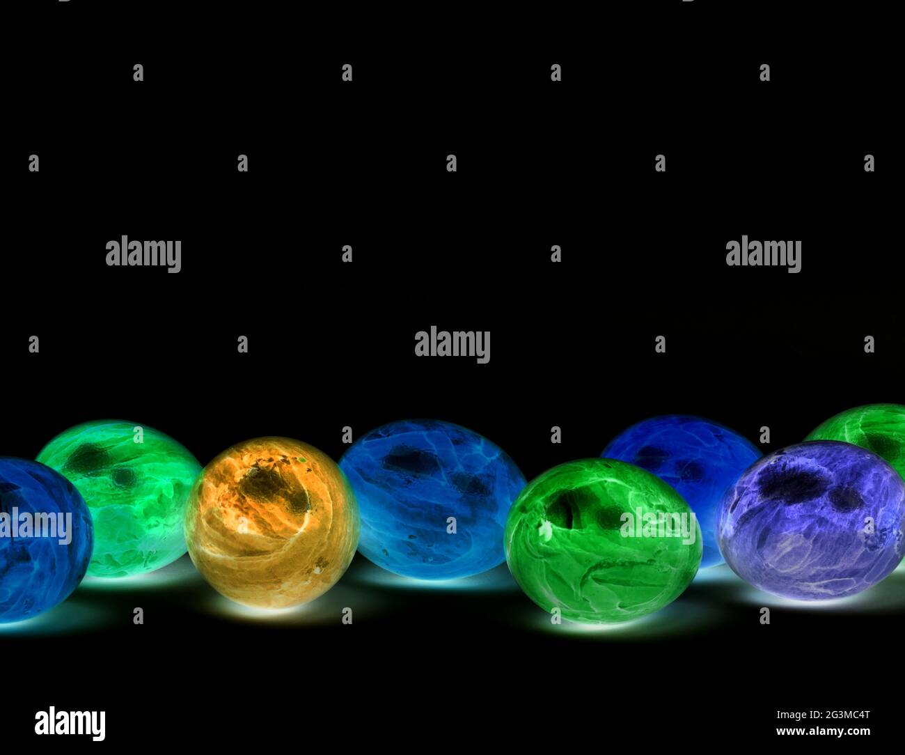 Painted eggs, easter - X-Ray Stock Photo - Alamy