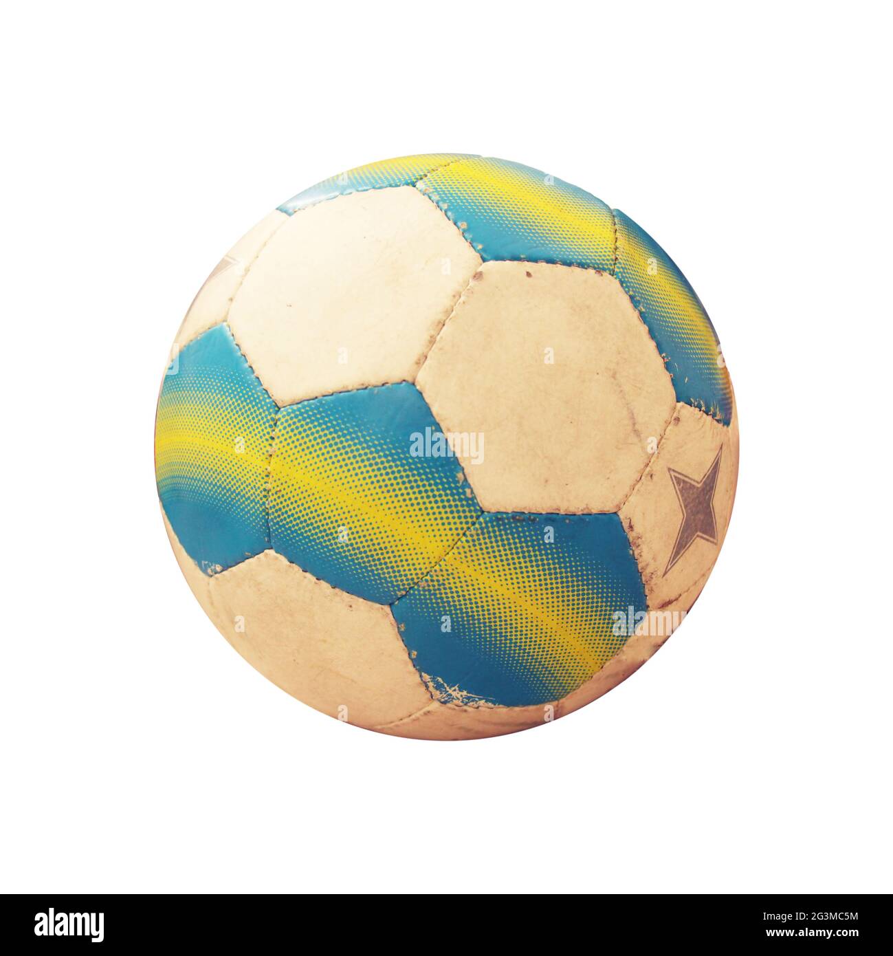 Old Soccer ball Stock Photo - Alamy