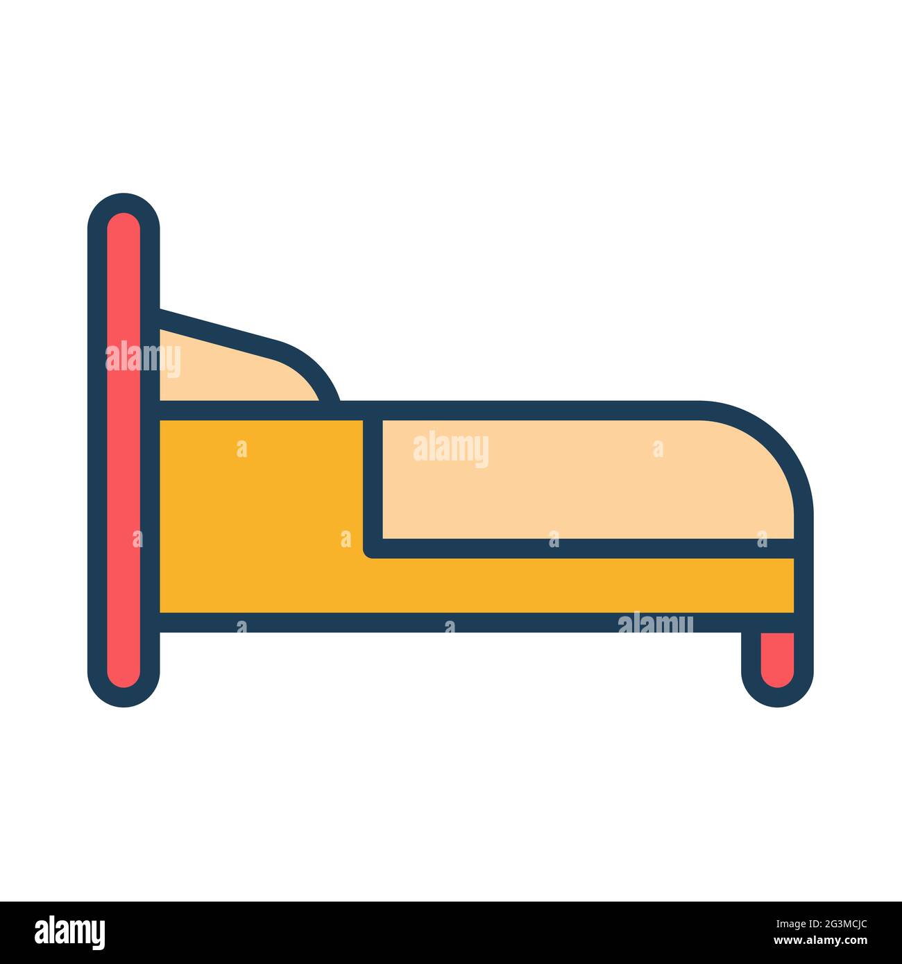Bedtime line icons Cut Out Stock Images & Pictures - Alamy
