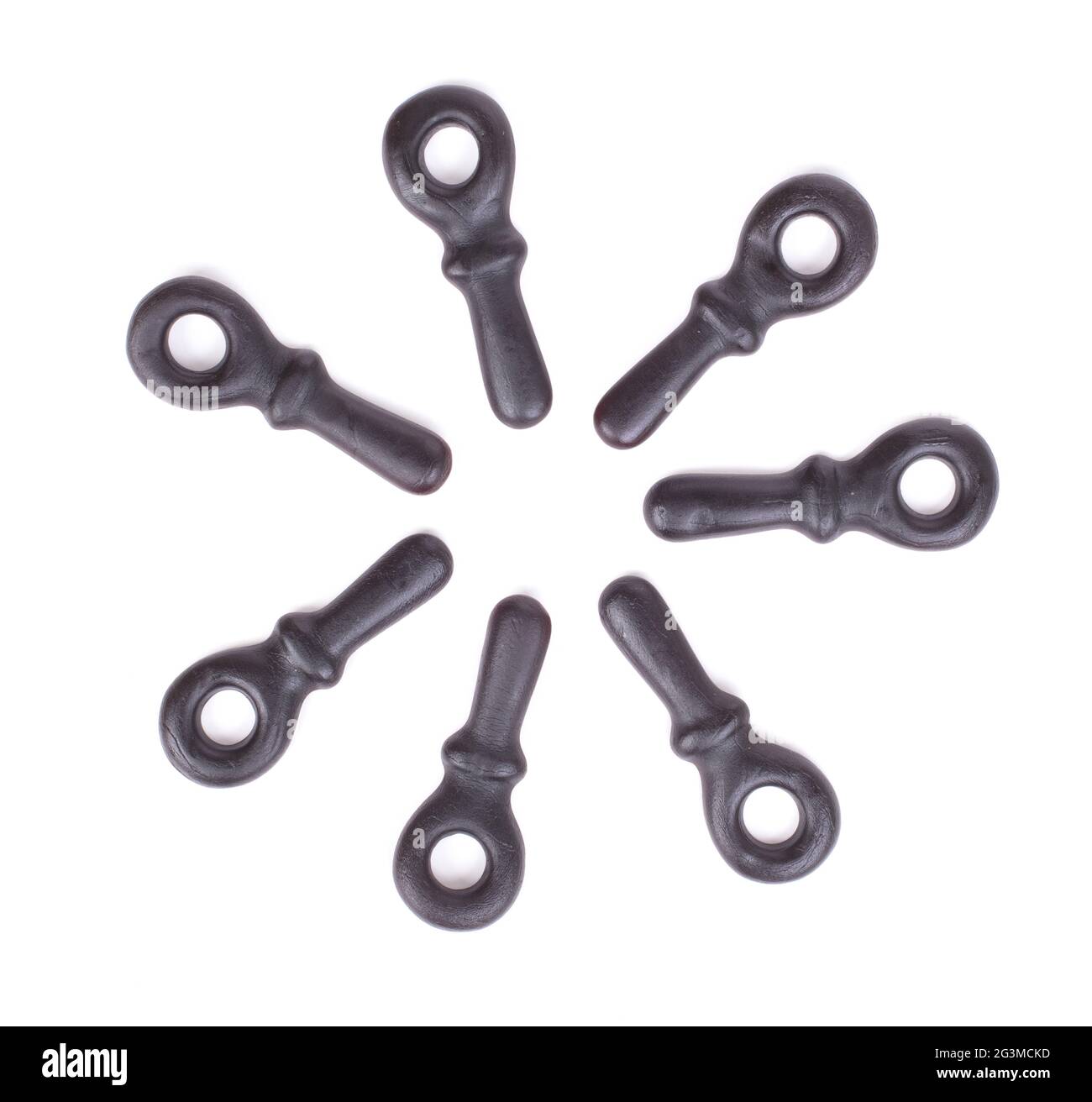 Typicaly dutch candy called 'Dropsleutel' (candy key Stock Photo - Alamy